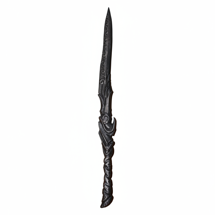 Ebony Short Sword Replica – Night Moth Creations